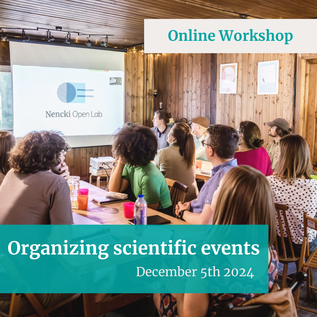 Organizing scientific events – Nencki Open Lab